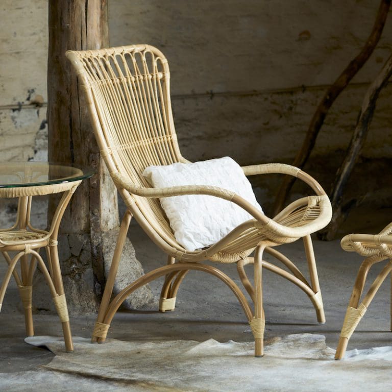 Monet High Back Chair: Natural – Pezula Interiors