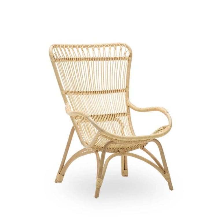 Monet High Back Chair: Interior Natural | Pezula Interiors